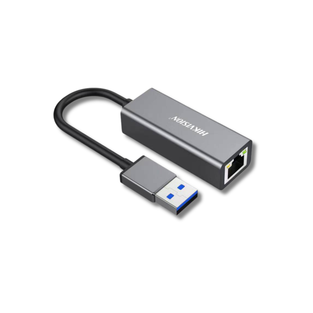Adaptador USB Hikvision HS-HUB-U2R | Rj45 Gigabit | Conector USB 3.0 Type-A - Comercializadora Miwen