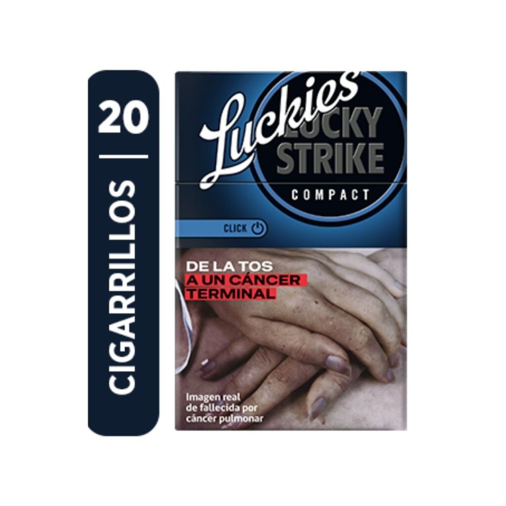 Cajetilla Lucky Strike Compact Click de 20 Cigarrillos ...