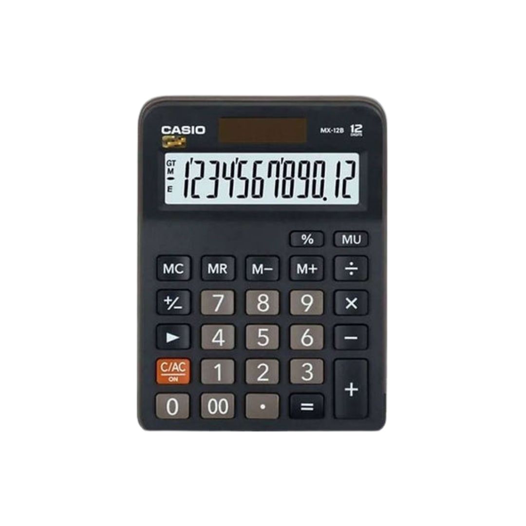 Calculadora Casio Mx-12B-Bk - Comercializadora Miwen